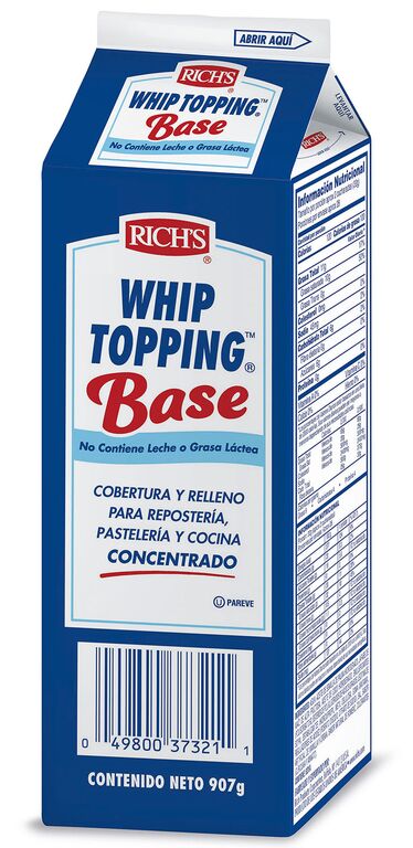 Rich's 907 G Whip Topping Base® | Rich's Peru